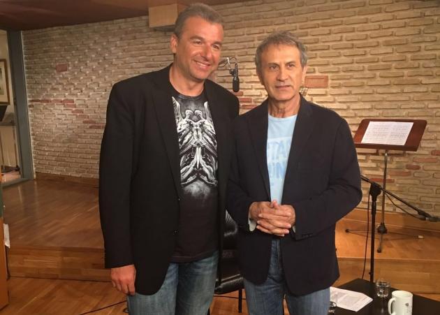 O Γιώργος Λιάγκας συναντά τον Γιώργο Νταλάρα!