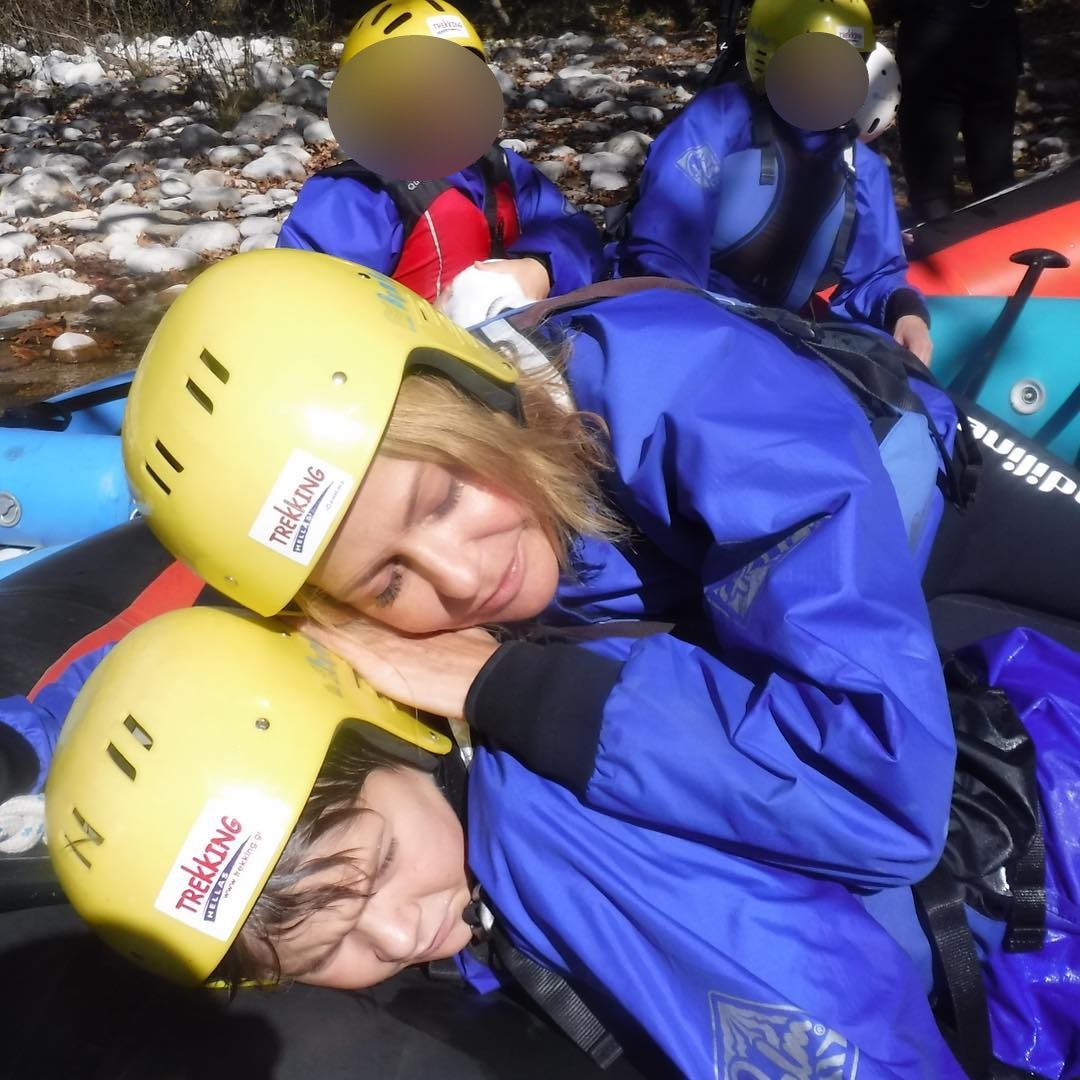 Τζένη Μπαλατσινού: Για rafting και αναρρίχηση με τον γιο της Μάξιμο ...