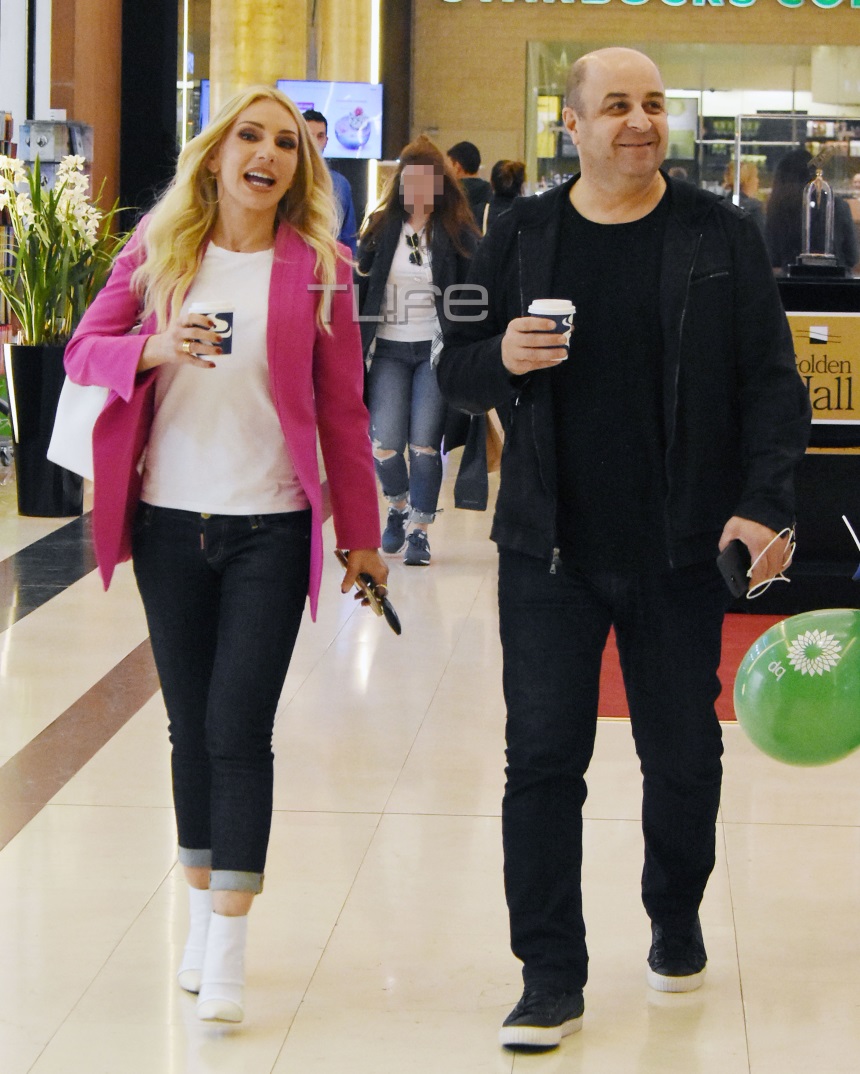 Μάρκος Σεφερλής - Έλενα Τσαβαλιά: Βόλτα για δύο σε εμπορικό κέντρο! (pics)