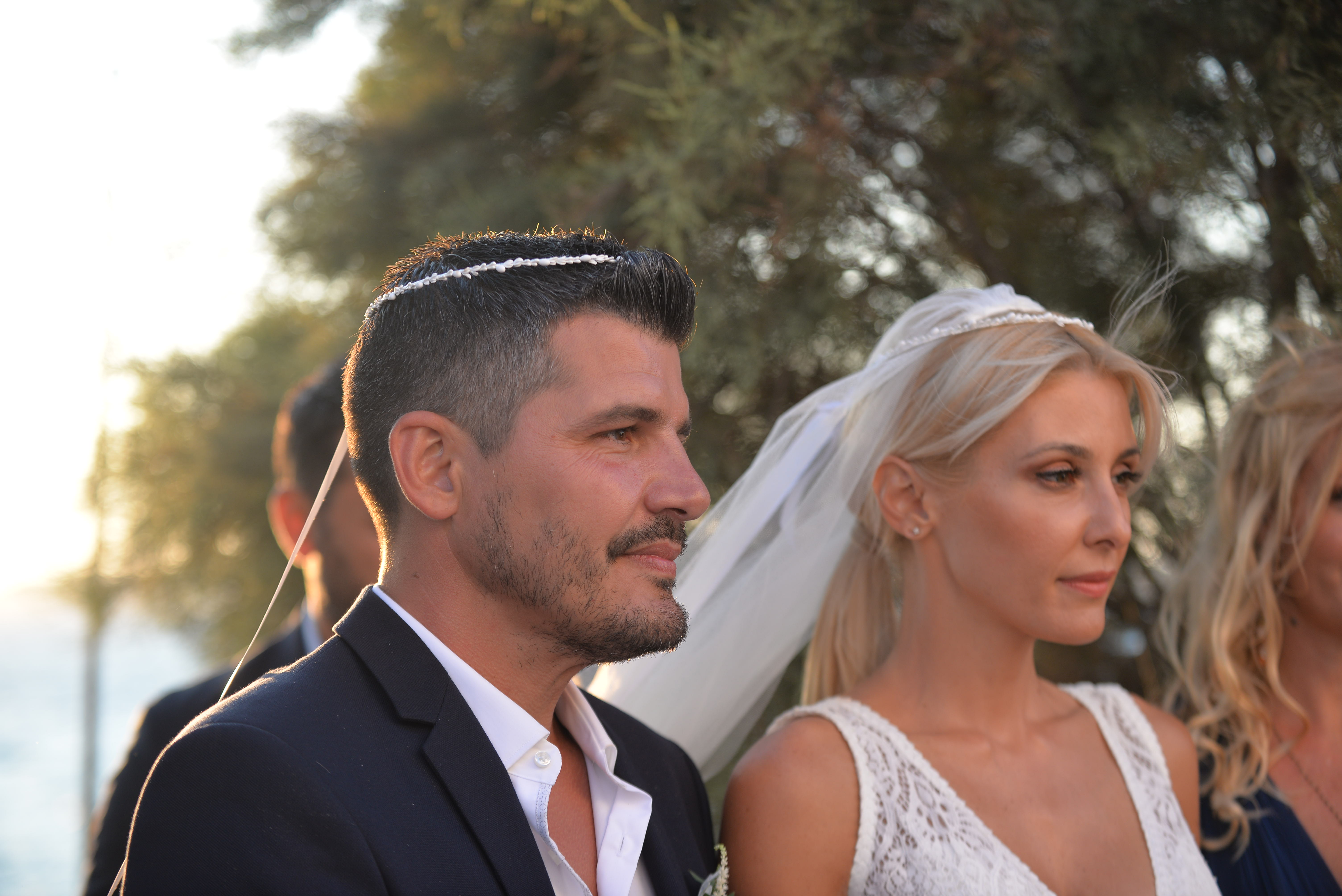 Φραγκάκη - Μάρκογλου: Ο γάμος τους στην Πάρο - Φωτογραφίες