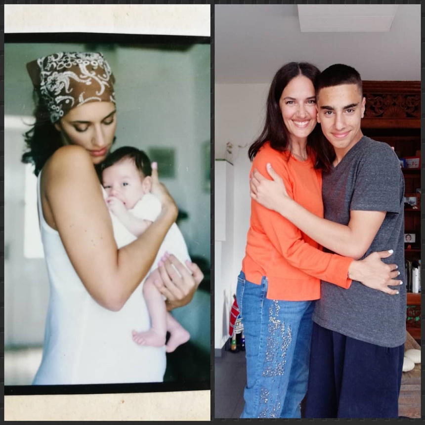 Νόνη Δούνια: Οι ευχές στον γιο της και η φωτογραφία τους 15 χρόνια πριν!