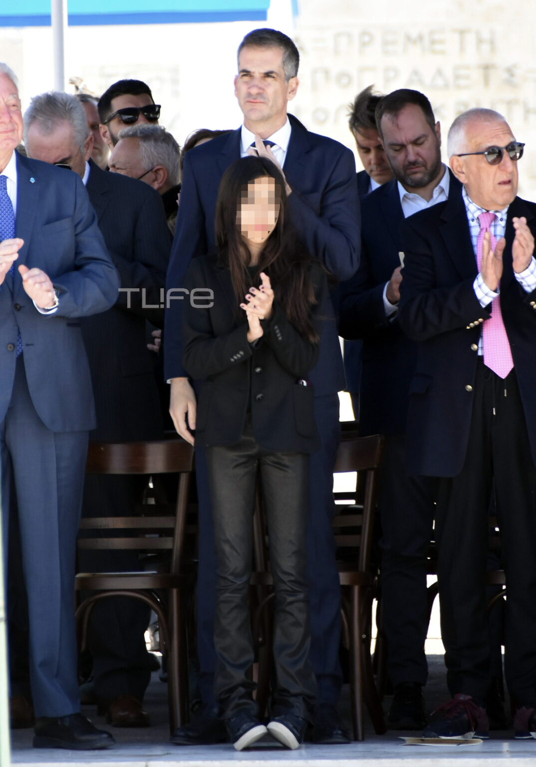 Κώστας Μπακογιάννης: Με την κόρη του, Δανάη Μπακογιάννη στη μαθητική ...