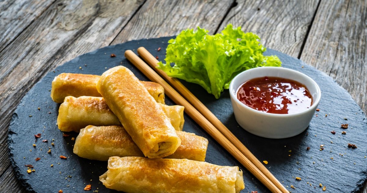 Συνταγή για spring rolls με κιμά