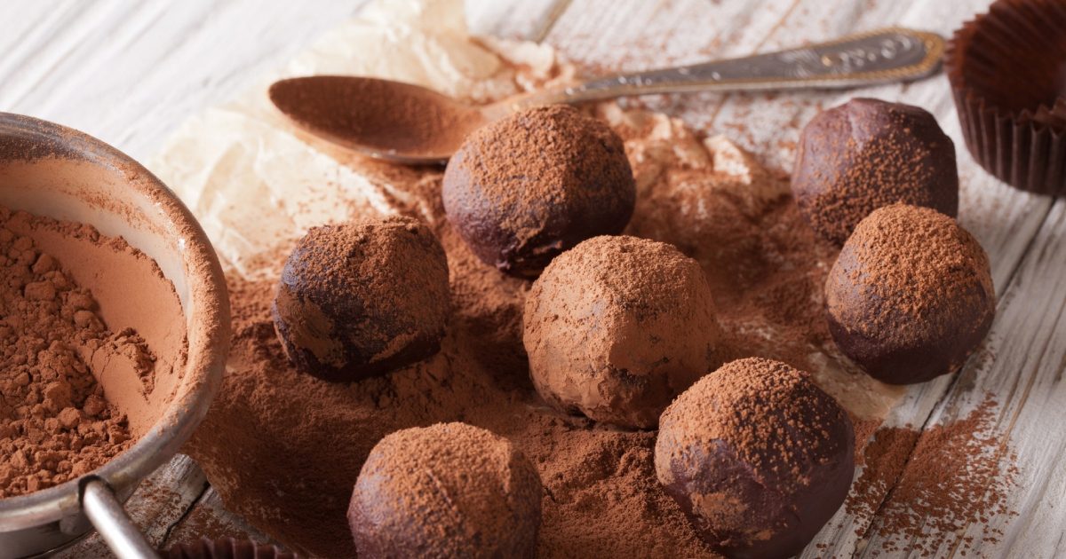 Συνταγή για τρούφες σοκολάτας