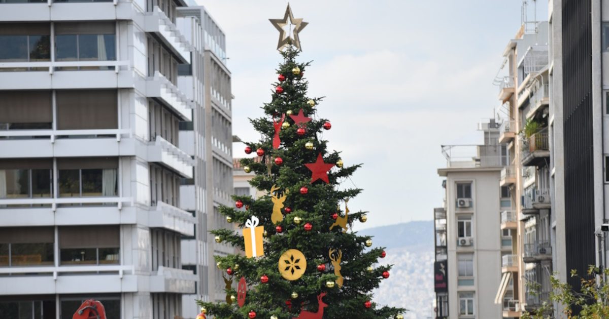 Σύνταγμα: Στήθηκε το χριστουγεννιάτικο δέντρο στην πλατεία ...
