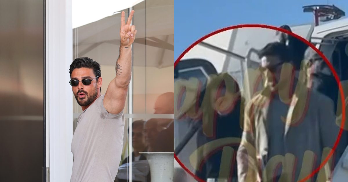 Ο Μικέλε Μορόνε ήρθε στην Ελλάδα: Εικόνες από την άφιξη με τη σύντροφό του