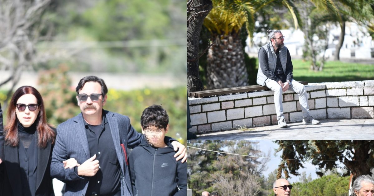 Ηλίας Λογοθετης: Θλίψη στην κηδεία του ηθοποιού - Φωτογραφίες TLIFE