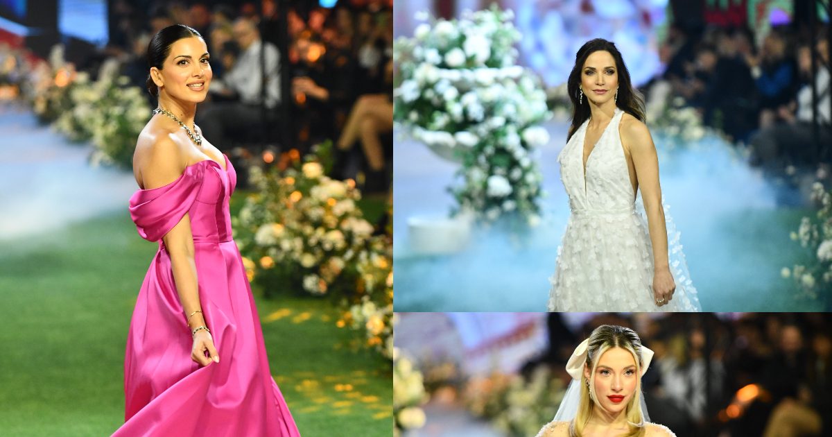 Yes I Do Catwalk: Οι διάσημες Ελληνίδες φόρεσαν νυφικό και εντυπωσίασαν ...