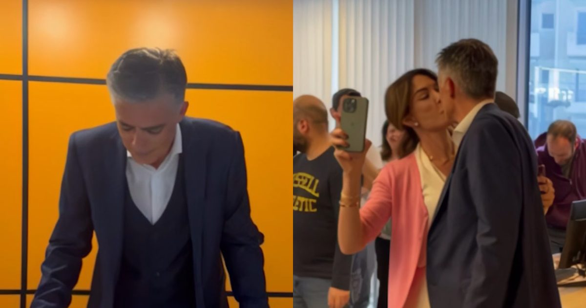Νίκος Ευαγγελάτος: Η τούρτα έκπληξη για τα γενέθλιά του και το φιλί ...