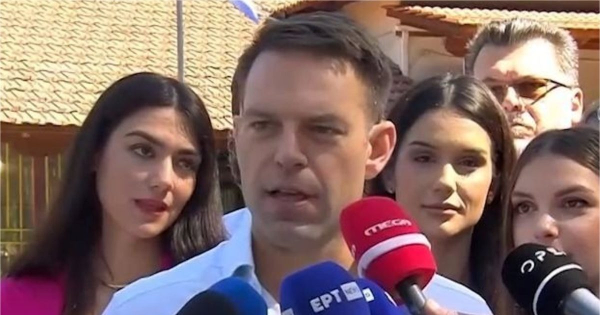 Ευρωεκλογές 2024: Ψήφισε ο Στέφανος Κασσελάκης στην Εκάλη