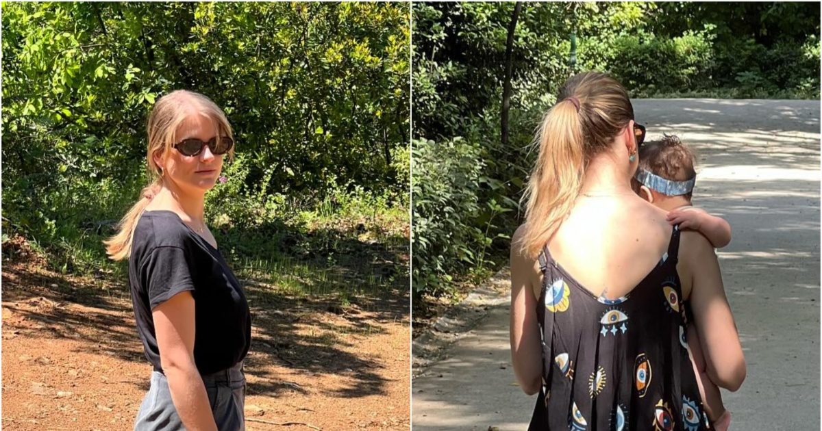 Δανάη Μιχαλάκη: Στην εξοχή αγκαλιά με την επτά μηνών κόρη της - Φωτογραφίες
