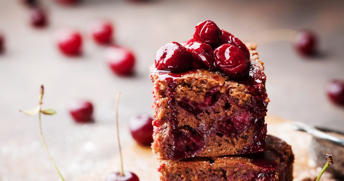 Συνταγή για brownies με κεράσια