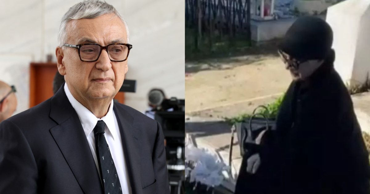 Δημήτρης Σούρας: Απαρηγόρητη η σύζυγός του πάνω από το μνήμα - «Μου ...
