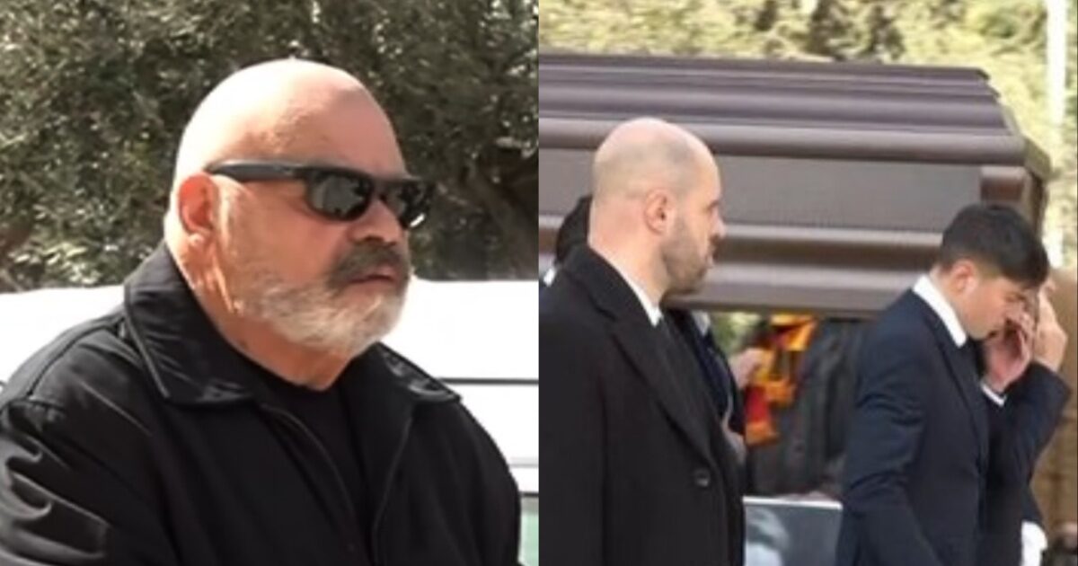 Κηδεία Αλέξη Κούγια: Η άφιξη της σορού στην εκκλησία - Συγκινημένος ο ...