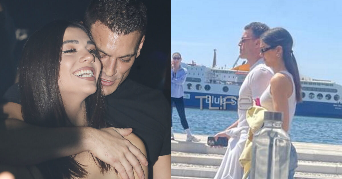 Μελίνα Νικολαΐδη και Δημήτρης Φιντιρίκος χέρι χέρι στη Σύρο ...