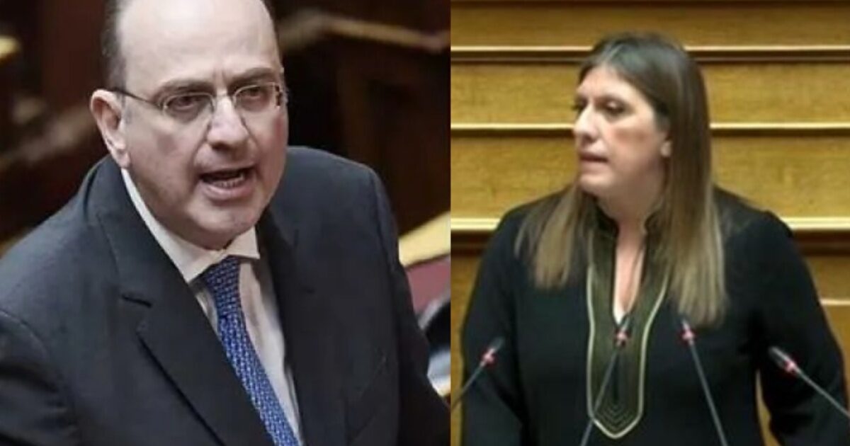 Ο κακός χαμός στη Βουλή - Μακάριος Λαζαρίδης σε Ζωή Κωνσταντοπούλου ...