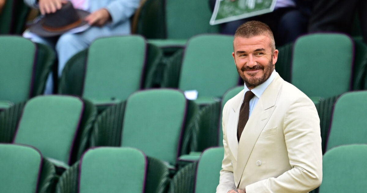 David Beckham στο Wimbledon: Ο απόλυτος ambassador του ανδρικού στιλ