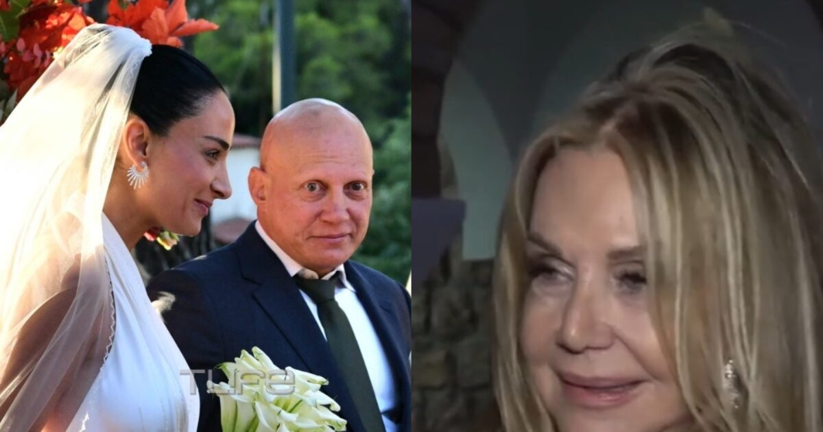 Αγάπη Πολίτη: Συγκινημένη στον γάμο του γιου της, Παύλου Βαρδινογιάννη