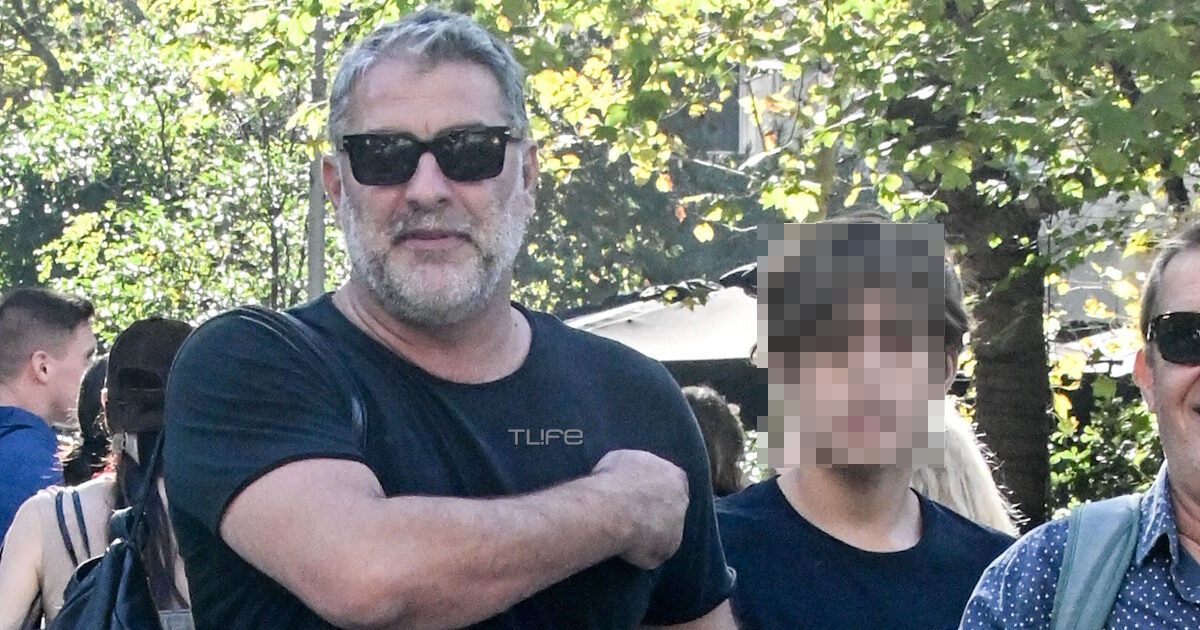 Αποκλειστικό! Βασίλης Μπισμπίκης: Η κοινή εμφάνιση με τον 12χρονο γιο ...