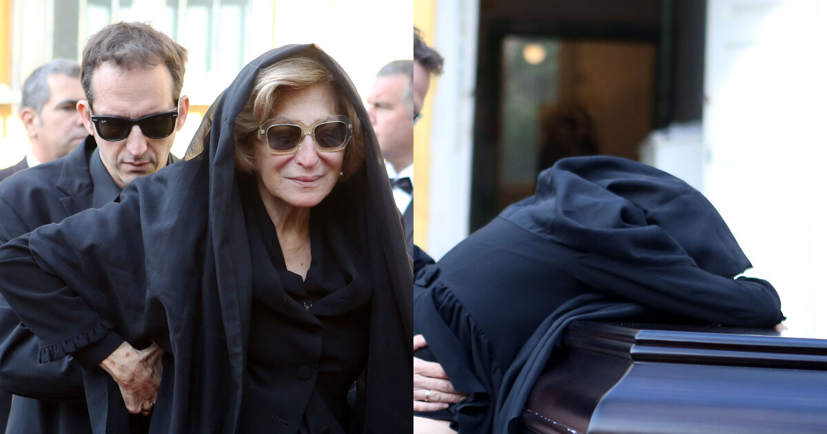 Αλέκος Φλαμπουράρης: Σπάραξε πάνω από το φέρετρο η σύζυγός του, Εύη ...