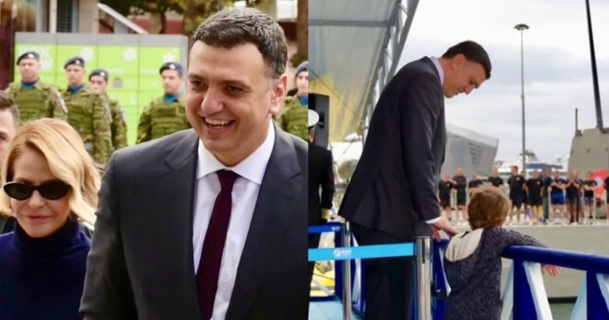 Βασίλης Κικίλιας - Τζένη Μπαλατσινού: Θεοφάνεια στο λιμάνι του Πειραιά ...