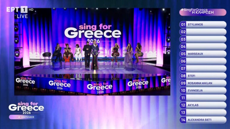 Eurovision 2026 - Εθνικός Τελικός: Αυτά είναι τα 7 πρώτα τραγούδια που ...